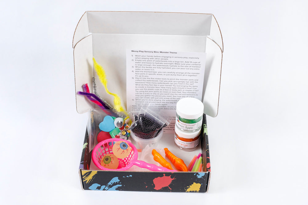 Monster Sensory Bin – Messy Play Kits