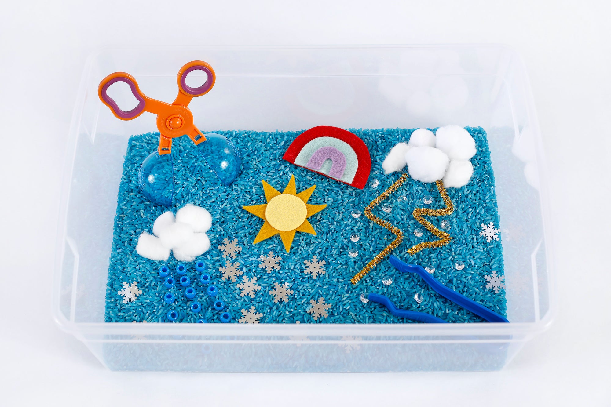 Weather Sensory Bin