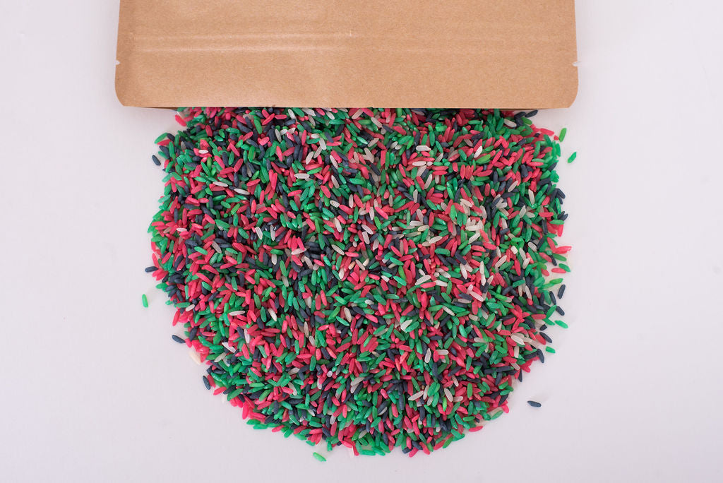 NEW Colored Rice Sensory Bin Refill Packs – Messy Play Kits