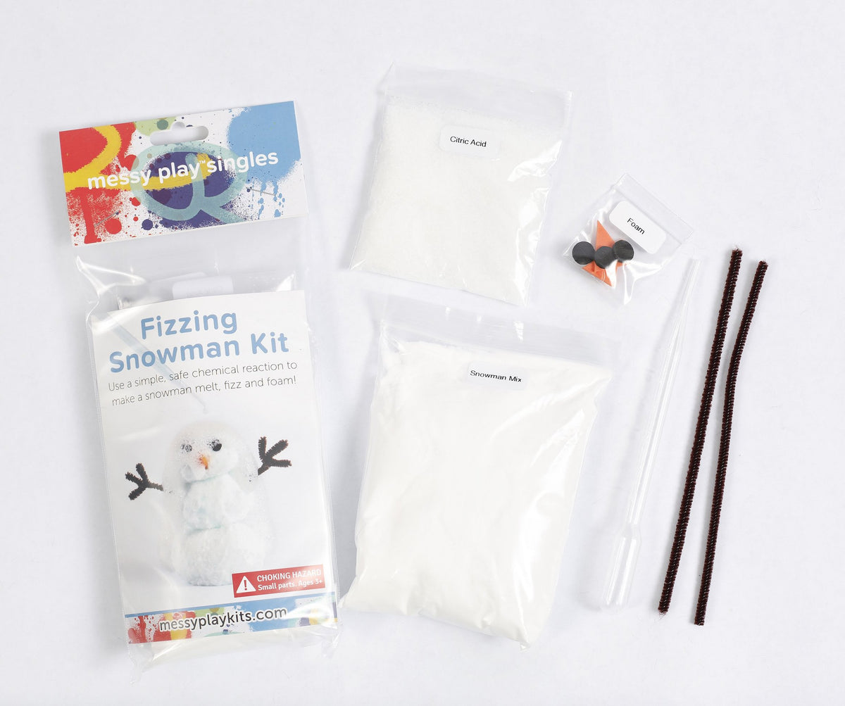 Fizzing Snowman Kit – Messy Play Kits
