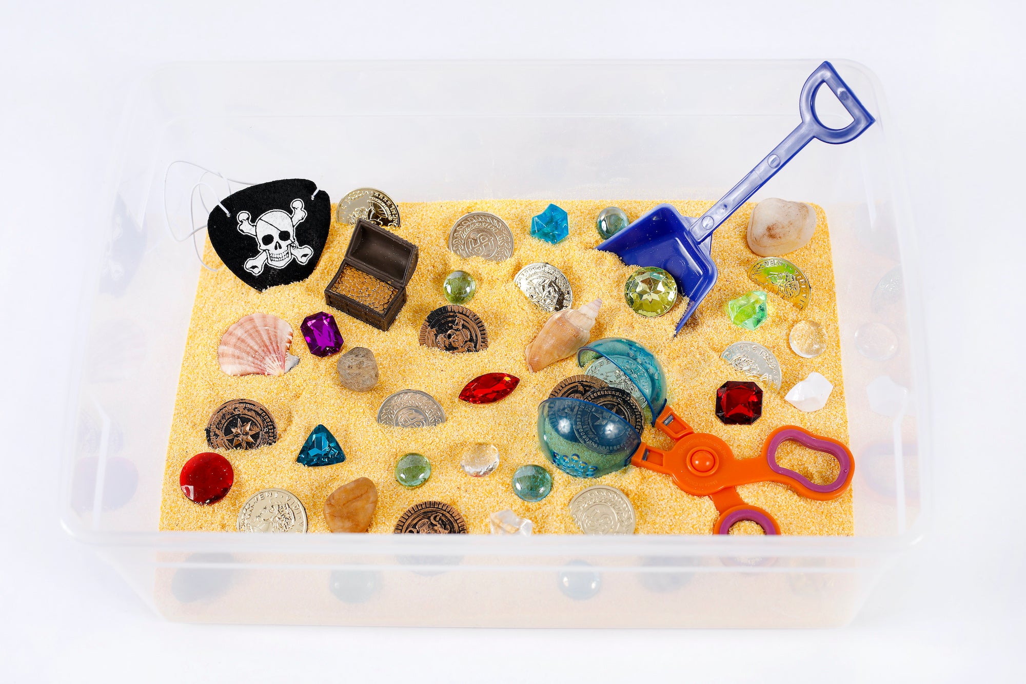 Pirate Sensory Bin – Messy Play Kits
