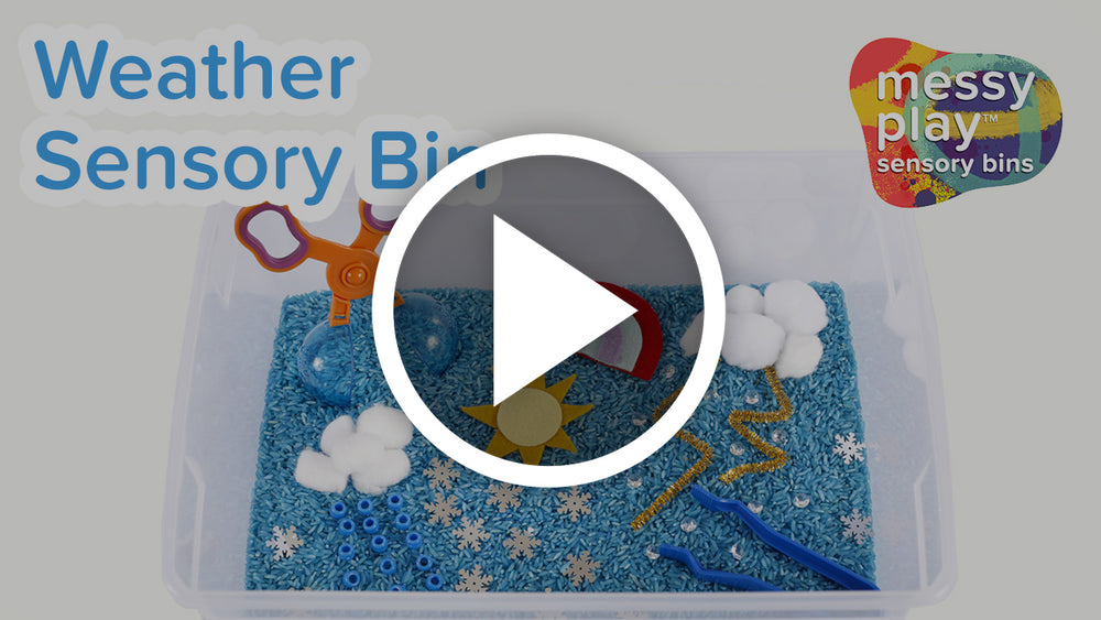 Weather Sensory Bin